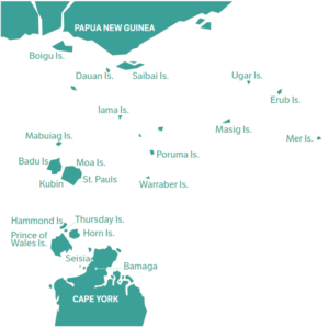 The Torres Strait Regional map | TSRA