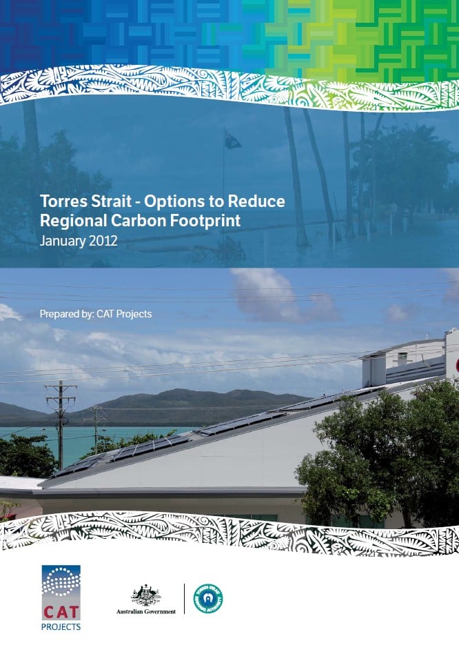 Torres Strait - Options to Reduce Regional Carbon Footprint 2012 | TSRA